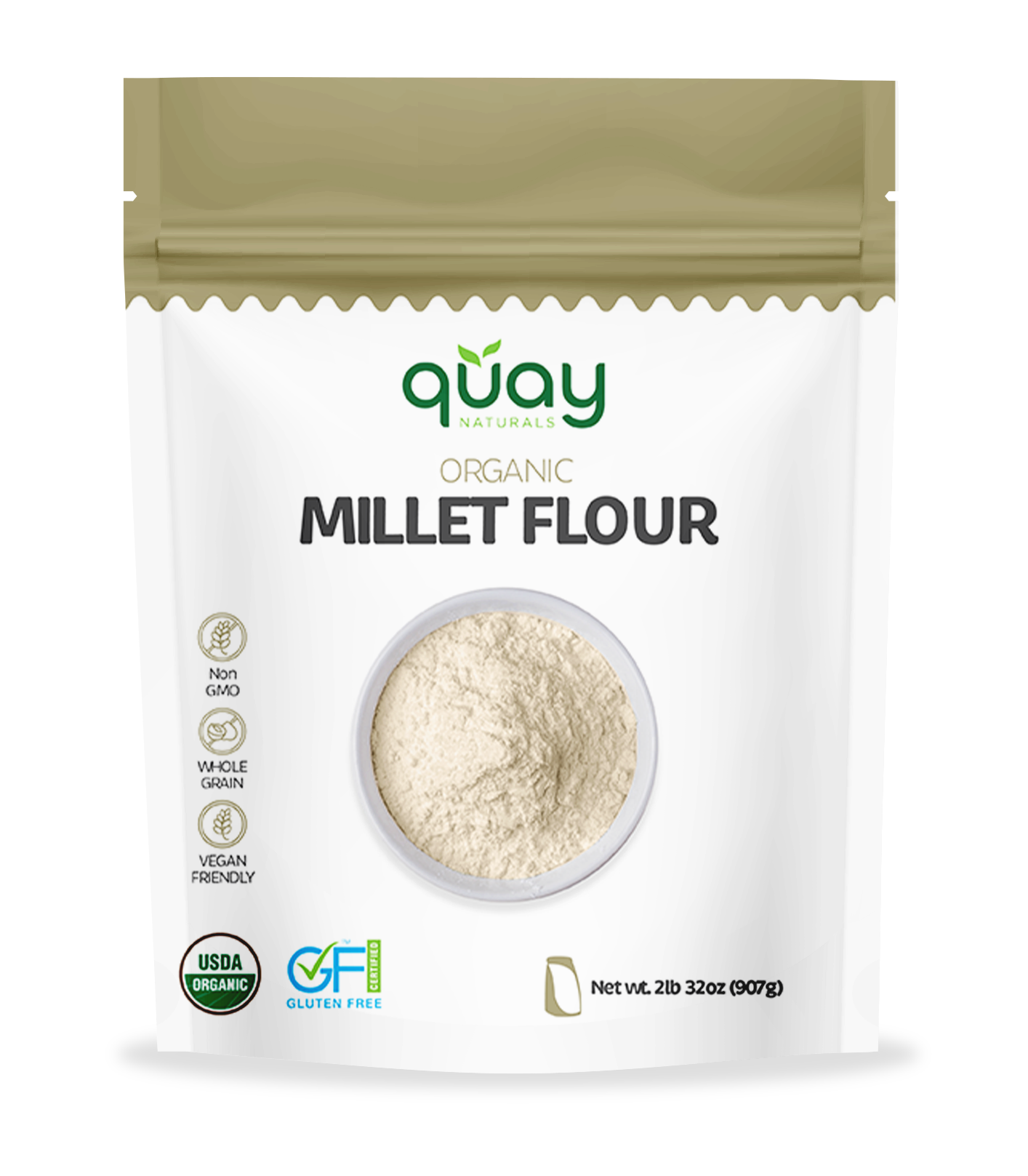 Buy Organic Millet Flour – Gluten-Free & Pure | Quay Naturals